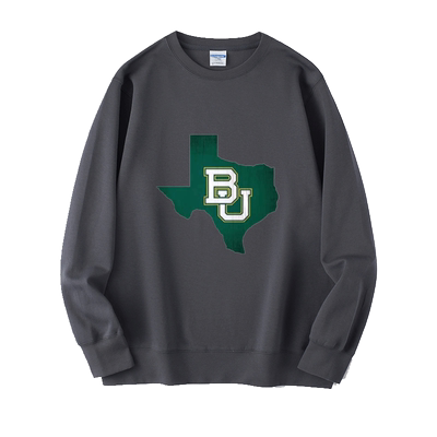 名校套头男女上衣宽松情