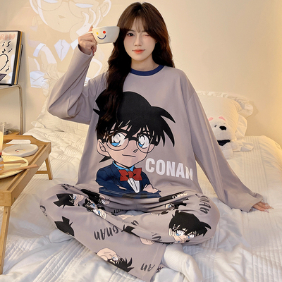 睡衣女春秋季2026新款卡通家居服