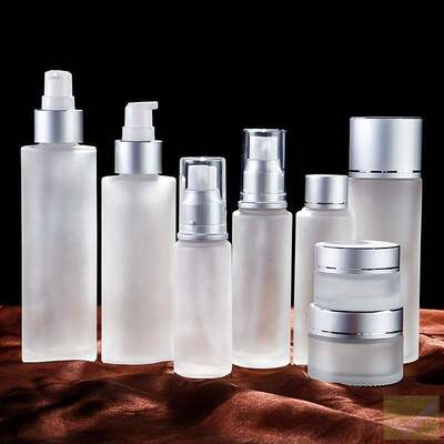 Cosmetic bottling Glass spray bottle fine mist pressing