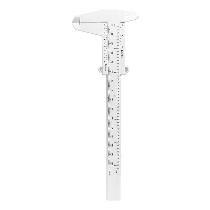 塑料游标卡尺高精度家用迷你小型珠宝文玩80mm150mm油标游边尺子