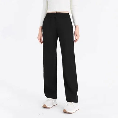 长款女士阔腿裤直筒显瘦神裤休闲长裤softstreme瑜伽lulu运动宽松