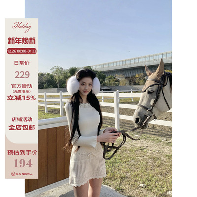 Hotdog热狗很辣裸灰色连衣裙