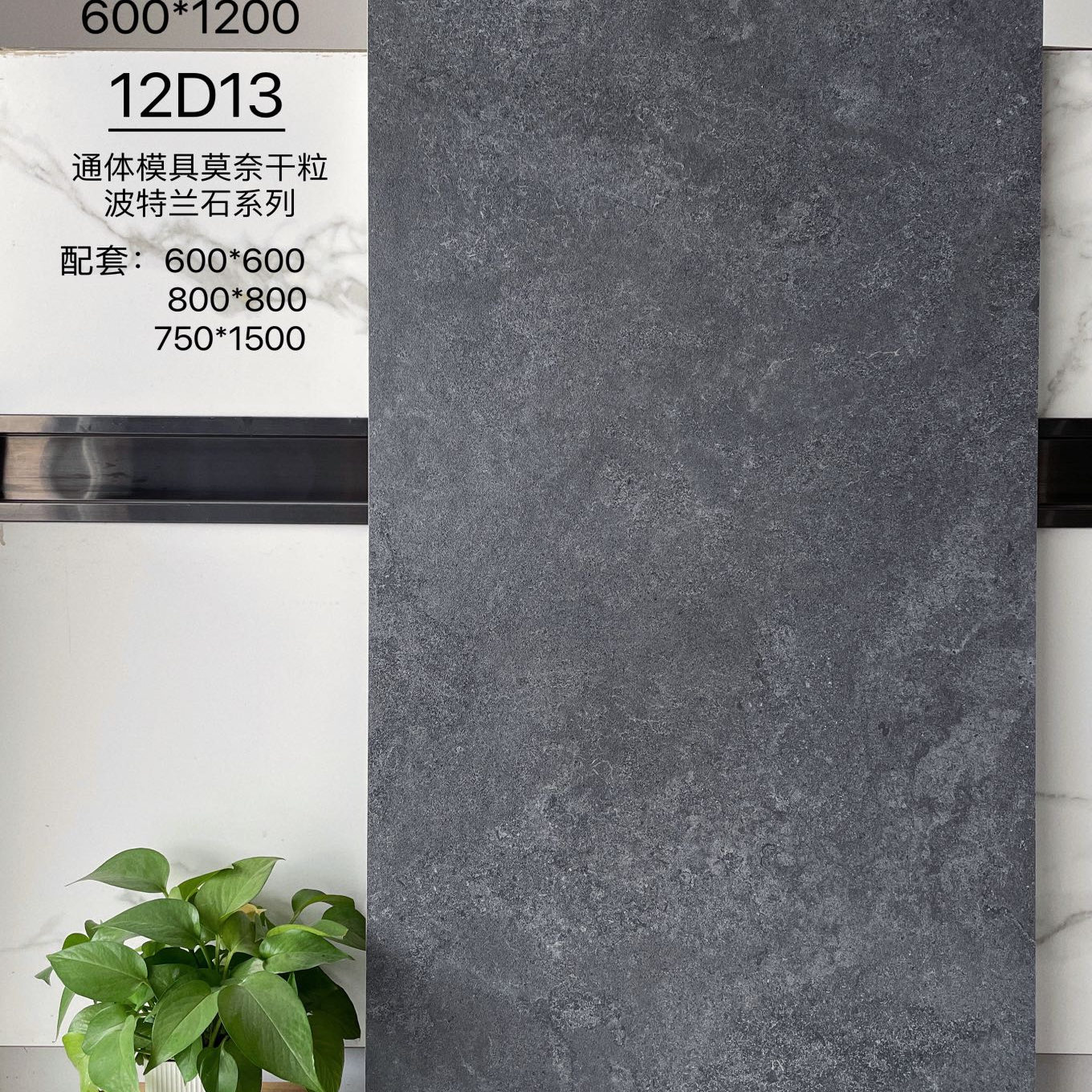 通体模具莫奈干粒波特兰石系列600*1200仿古砖庭院地砖阳台地砖