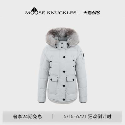 MOOSE KNUCKLES Anguille ONYX 女士休闲短款羽绒夹克外套