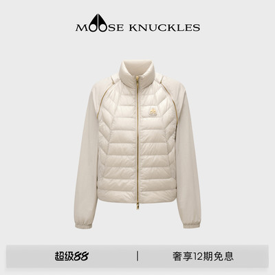 [秋冬新品]MOOSE KNUCKLES 女士金标LOGO小剪刀鹅绒羽绒服