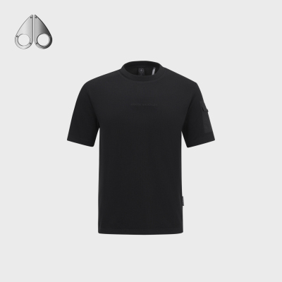 MOOSE KNUCKLES TEES 男士刺绣LOGO短袖T恤