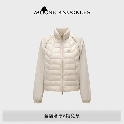[秋冬新品]MOOSE KNUCKLES 女士金标LOGO小剪刀鹅绒羽绒服