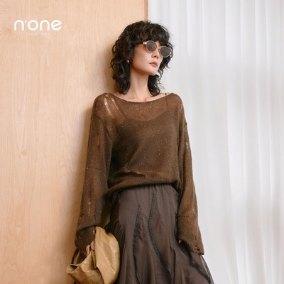 none破坏风两件套气质毛衣