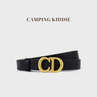 CampingKiddie头层牛皮百搭皮带