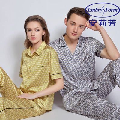 安莉芳春夏季薄款雪纺家居睡裙