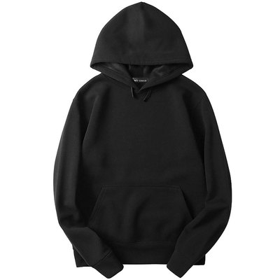 Men's Hoodie Streetwear Hip Hop Sweatshirts 情侣纯色连帽卫衣