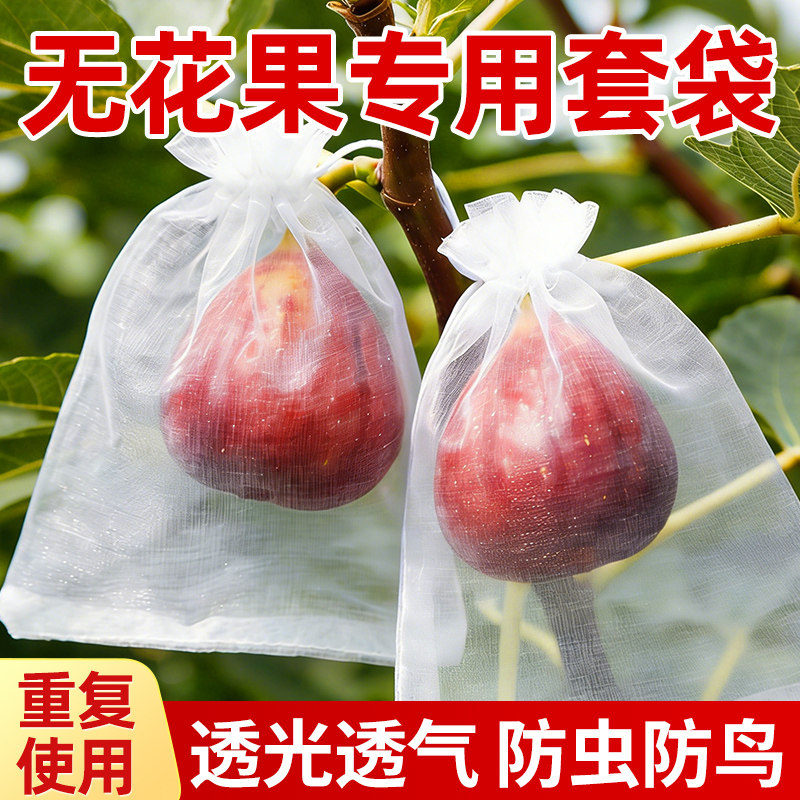 套袋无花果专用水果网袋防虫咬防鸟啄通风透气果袋农用葡萄通用袋