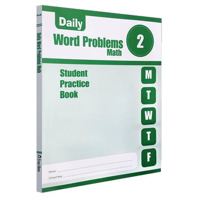 Evan-Moor Daily Word Problem Math（2019版） Grade 2 SE 每日练习系列 数学应用 二年级 作业本 美国加州教辅 evanmoor