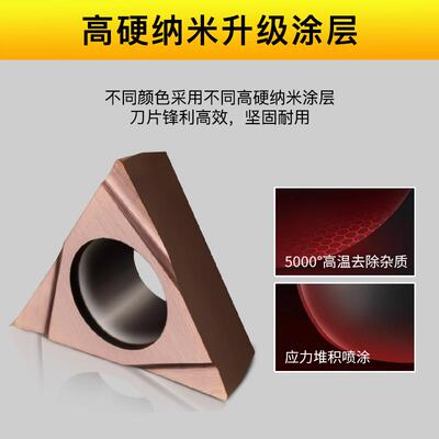 新款数控镗孔刀片TPGH080204 TCMT110204精镗刀片钢件内孔镗包邮