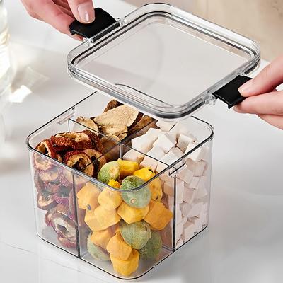Airtight Storage Container, Tea Square Four-Compartment Heal