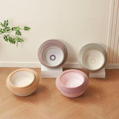 Large, thick, durable plastic washbasin for home use, suitab