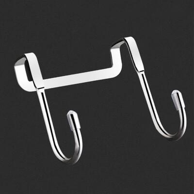 Stainless Steel S-Hook Cabinet Door Back Dorm Bedside Headbo