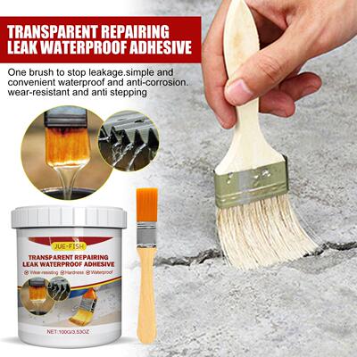 Jue-Fish Waterproof Sealant - Leak-Proof Coating, Transparen