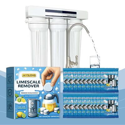 JAYSUING Multi-Purpose Descaling Effervescent Tablets, Water