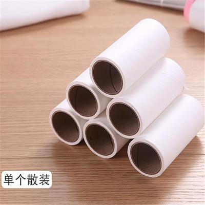Replaceable adhesive roller refill, tear-off type dust-remov