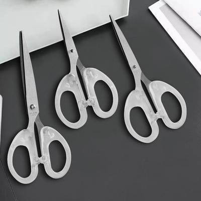Transparent Stainless Steel Household Scissors, Office Paper
