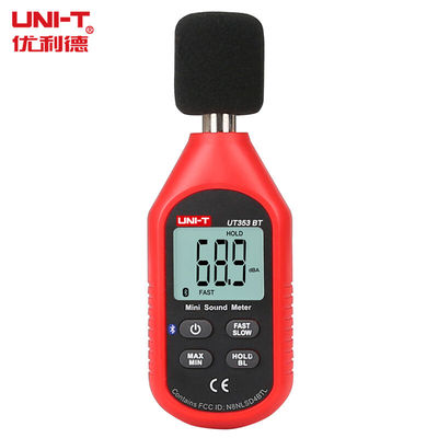 优利德(UNI-T)UT353BT蓝牙噪音计手持式迷你分贝仪噪声测试仪数字