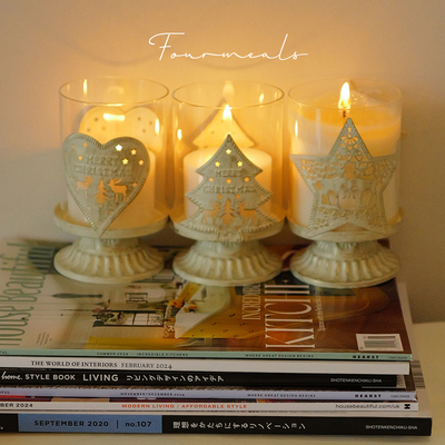 fourmeals蜡烛灯防风烛台底座