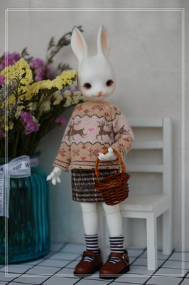 新品特价娃衣麋鹿毛衣BJD1/6分MYOU球体大六分A65