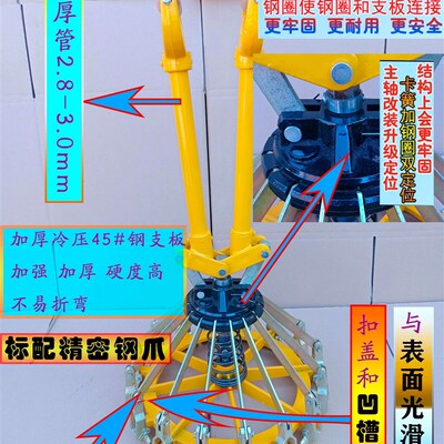 10/1820Lkg涂料桶封口钳/乳胶漆/油漆桶花篮桶封盖机夹盖钳压盖器