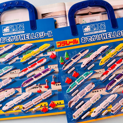 多美卡汽车贴纸高铁新干线泡泡贴