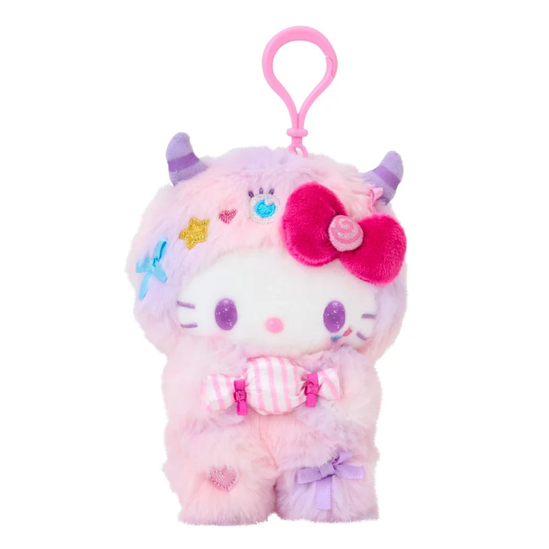 日本Sanrio正品Hello Kitty 毛絨公仔匙扣包掛件Colorful Pop