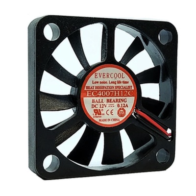 EVERCOOL EC4007H12C DC 12V 0.12A 40x40x70mm 4厘米散热风扇
