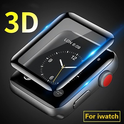 3D Tempered Glass for Apple Watch 38/42mm Series3 2 1 Screen