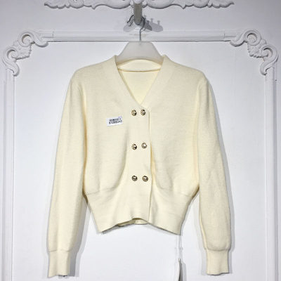 YZQ系列 8328S243 时尚针织开衫品牌女装折扣颦薪