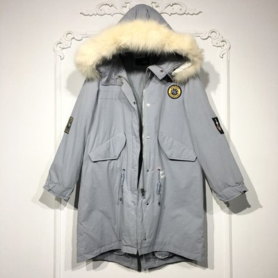 潮系列 8279S045 时尚真毛领羽绒服品牌女装折扣颦薪