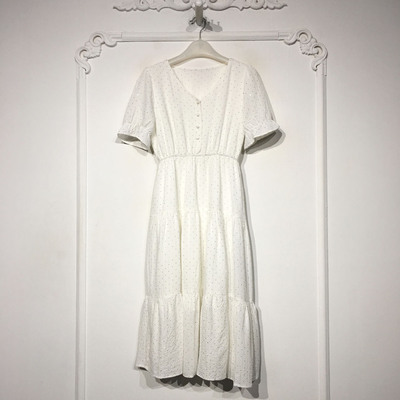 容悦 8346S131 时尚连衣裙品牌女装折扣颦薪