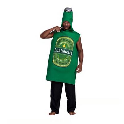 Halloween Beer Bottle Costume 万圣节啤酒瓶人偶服