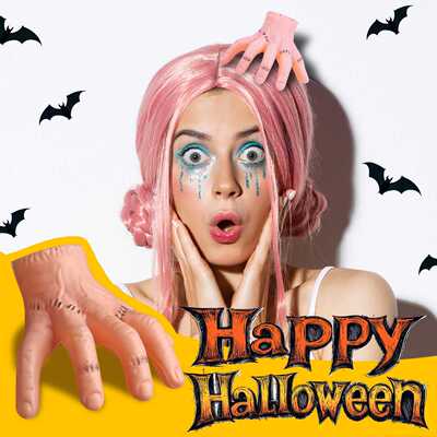 Halloween Broken Hand Hair Clip Prop 断手手掌创意发夹