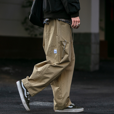 原创长裤工装日系口袋