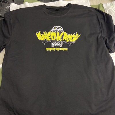 骨头T恤oneokrock短袖摇滚短袖应援服摇滚乐队周边T恤纯棉圆领T恤