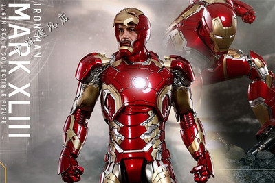 HotToys合金压铸钢铁侠MK43