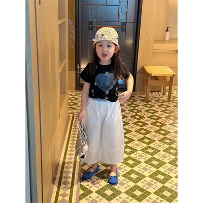 YTJJ·26夏~腰带阔腿休闲裤两件26660