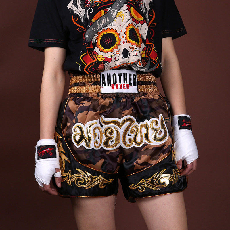 ANOTHERBOXER 多色系泰拳短裤 搏击散打武术服 训练格斗运动短裤
