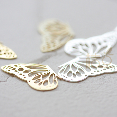 diy饰品黄铜配件蝴蝶翅膀