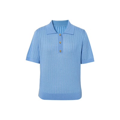 【商场同款】伊家2026春季新款百搭针织T恤短袖上衣1H4330691G