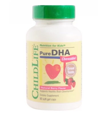 ChildLife6个月美国鱼油dha海藻