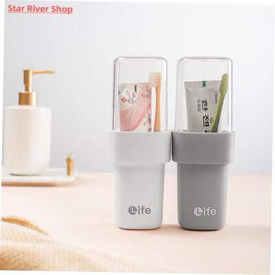 Portable Toothbrush Kits Case Toothpaste Cup Holder Protect
