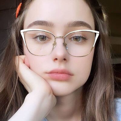 防蓝光镜平光镜 girl fashion optical glasses frames for women