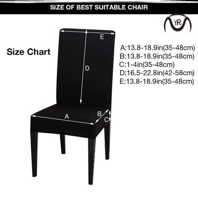 Spandex Elastic Printing Dining Chair cover Anti-dirty Kitch