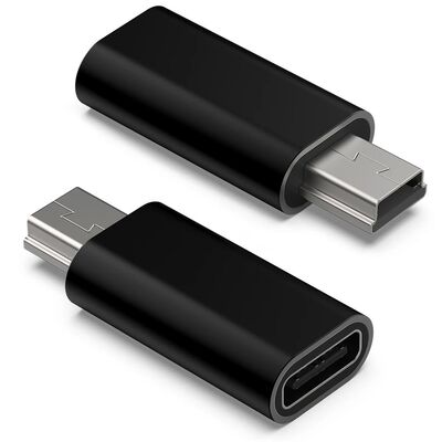Mini 5 Pin USB Adapter B Male to USB Type C Female Data Data